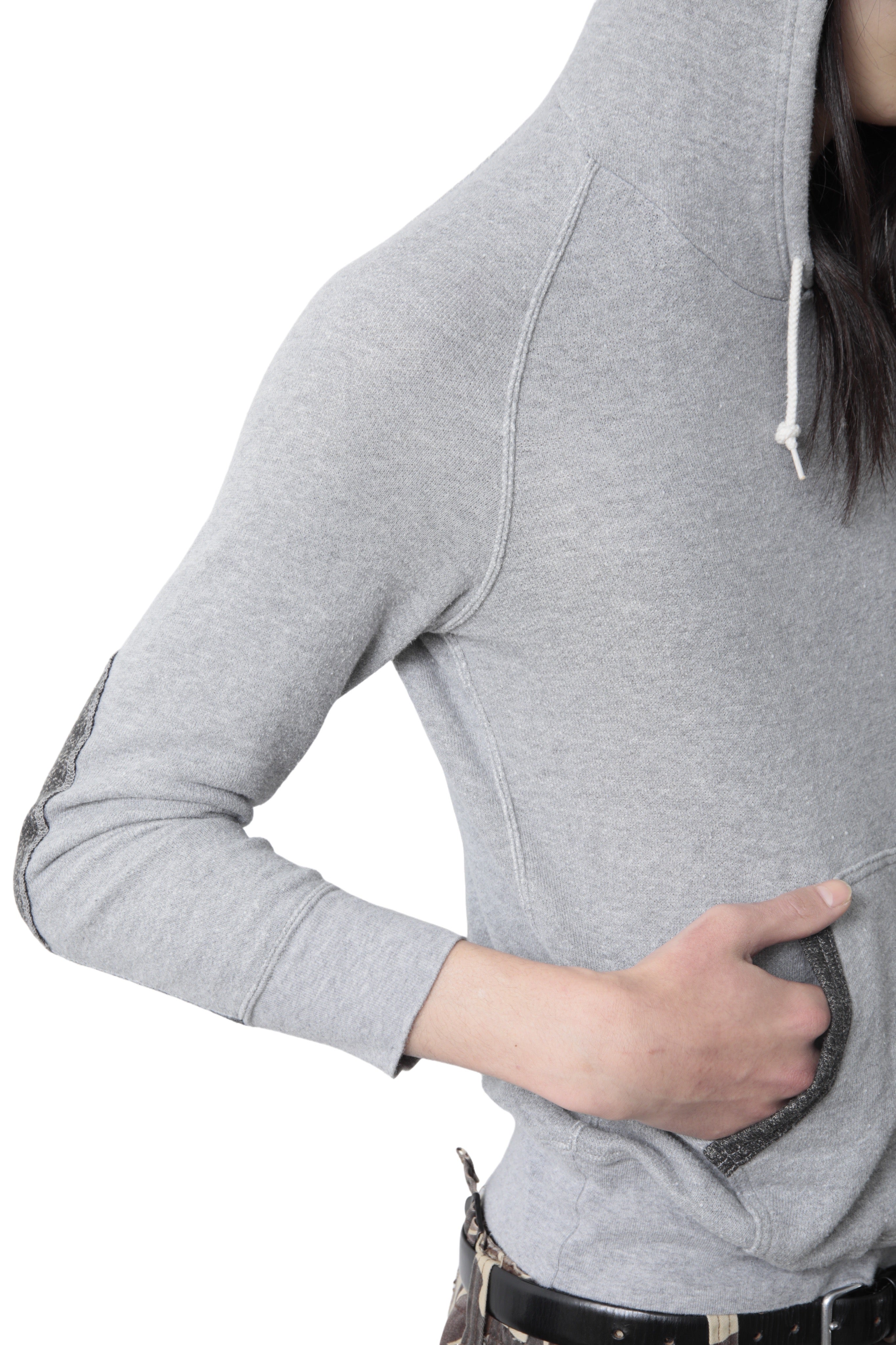 JUNYA WATANABE MAN ELBOW PATCH PULLOVER HOODIE – THE ELEPHANT